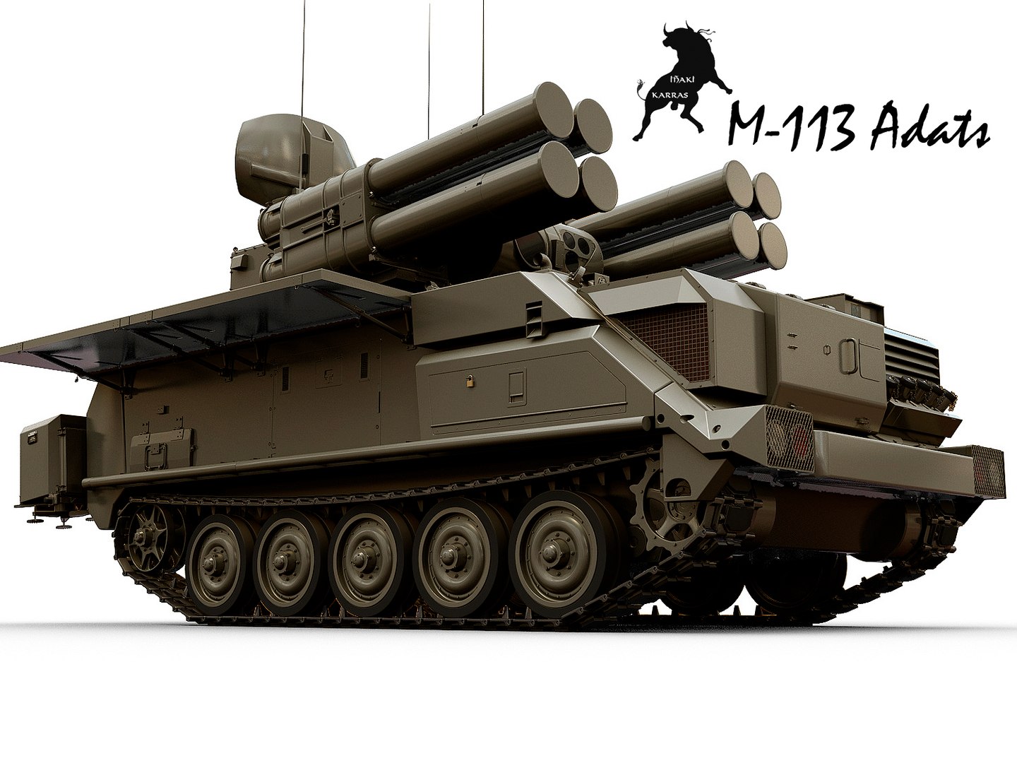 M-113 Adats 3d Model