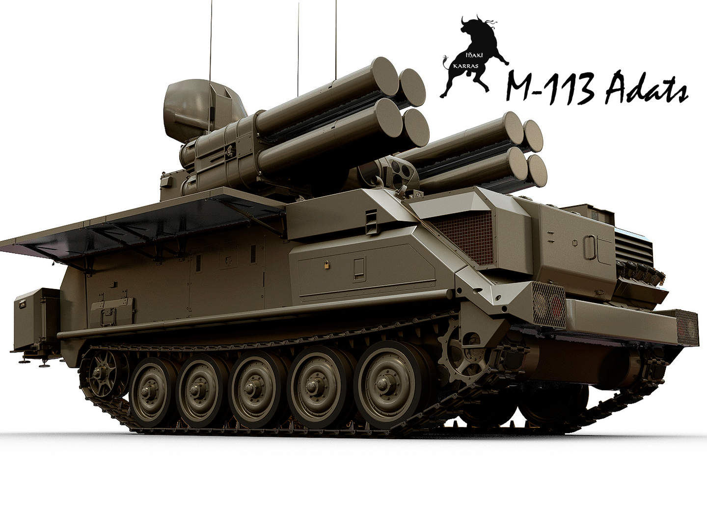 m-113 adats 3d model