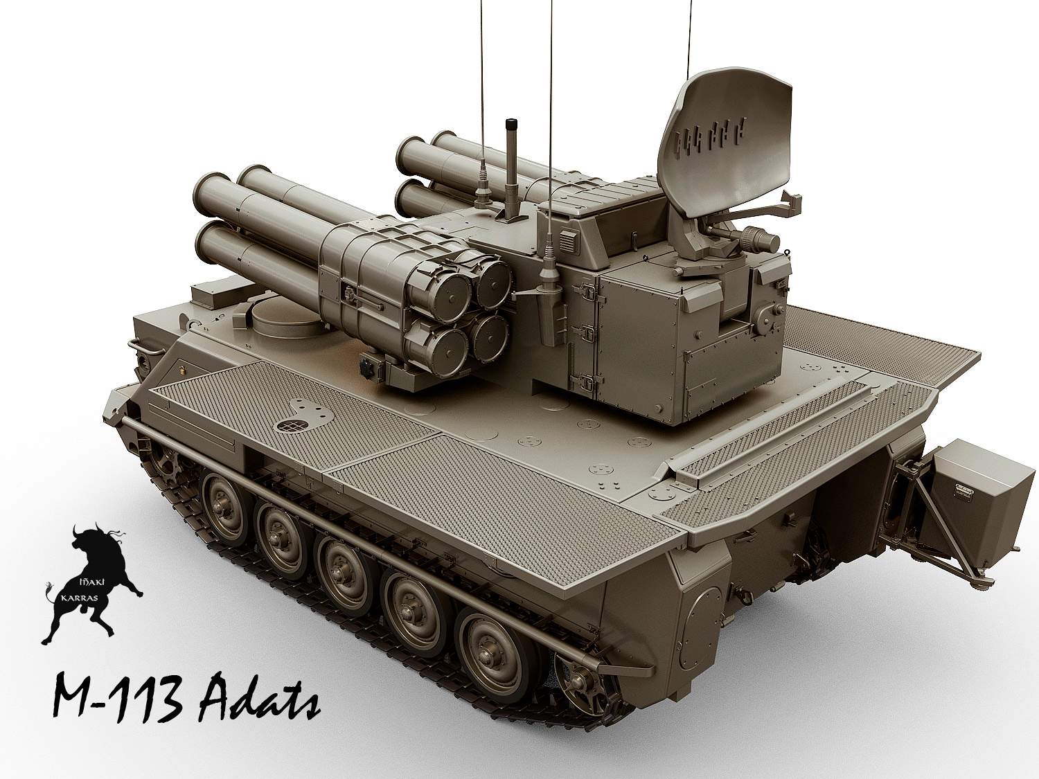 m-113 adats 3d model