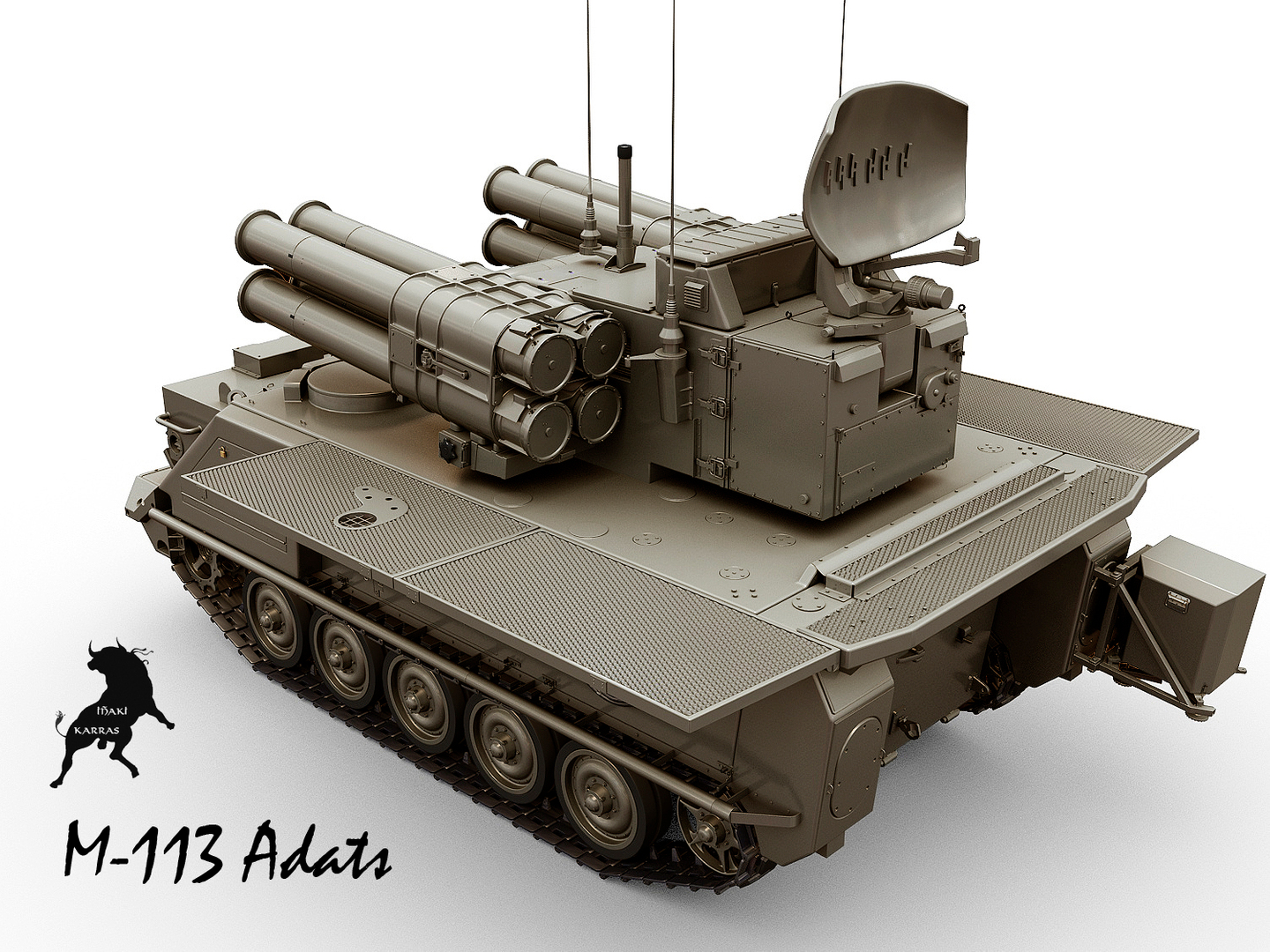 m-113 adats 3d model