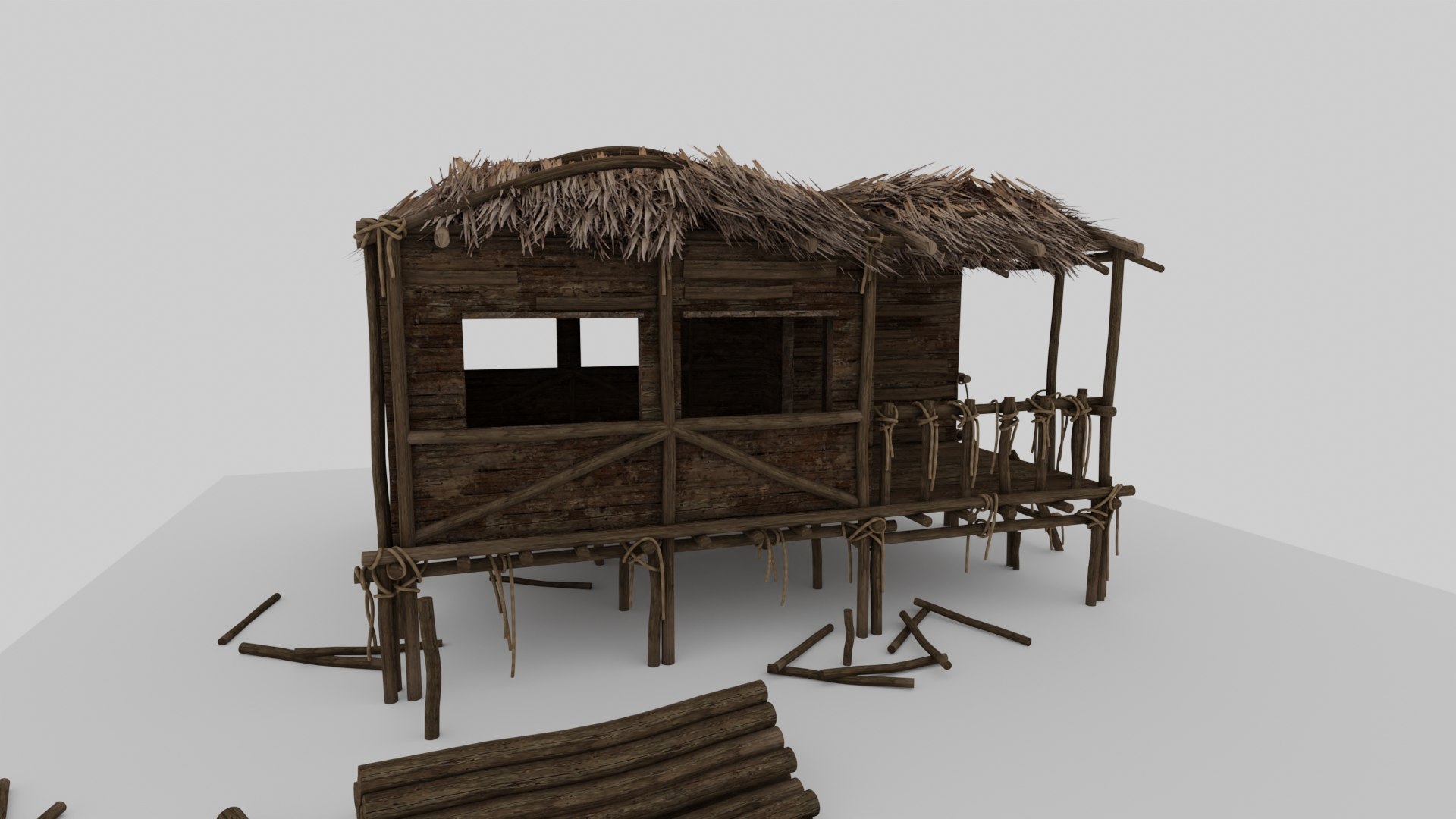 Hut 3D Model - TurboSquid 1711720