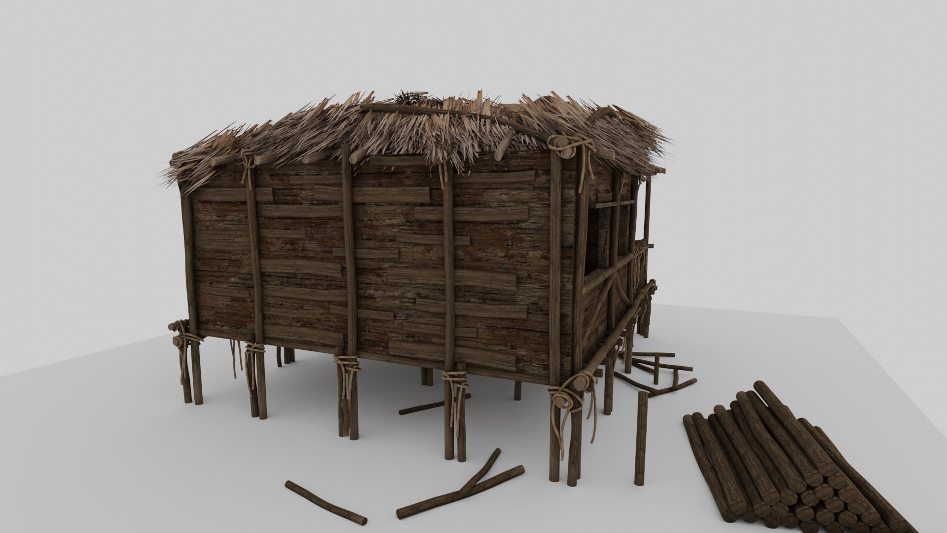 Hut 3D Model - TurboSquid 1711720