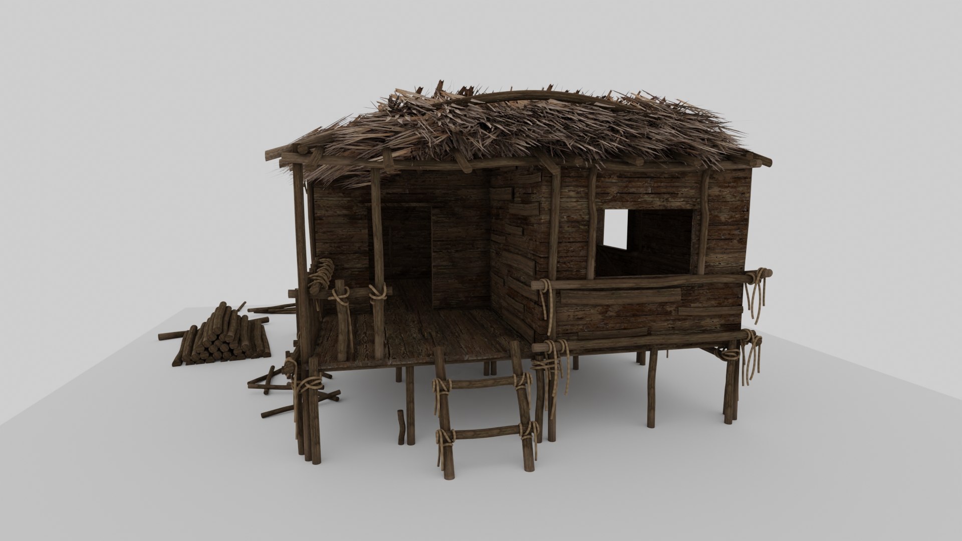 Hut 3D Model - TurboSquid 1711720