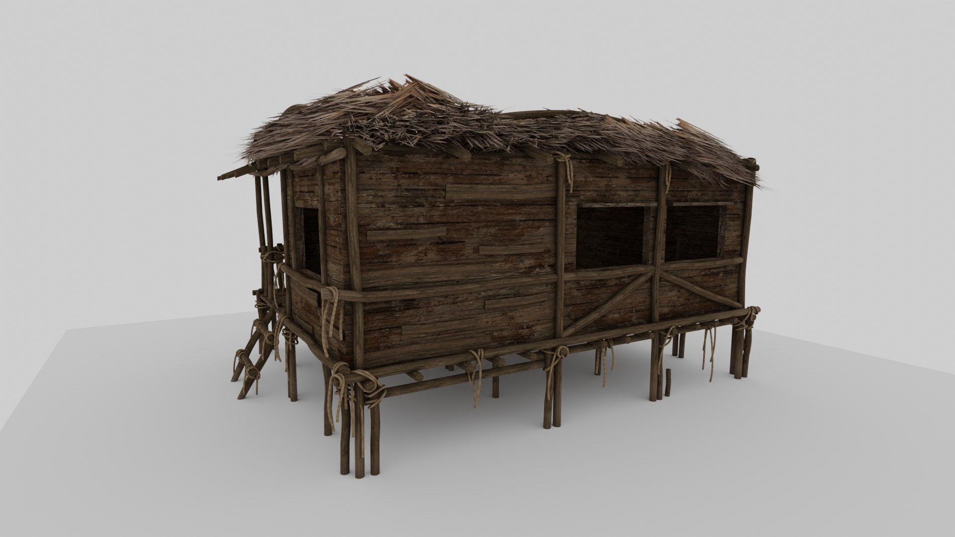 Hut 3D Model - TurboSquid 1711720