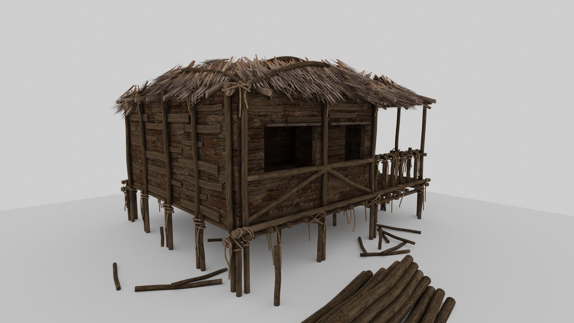 Hut 3D Model - TurboSquid 1711720