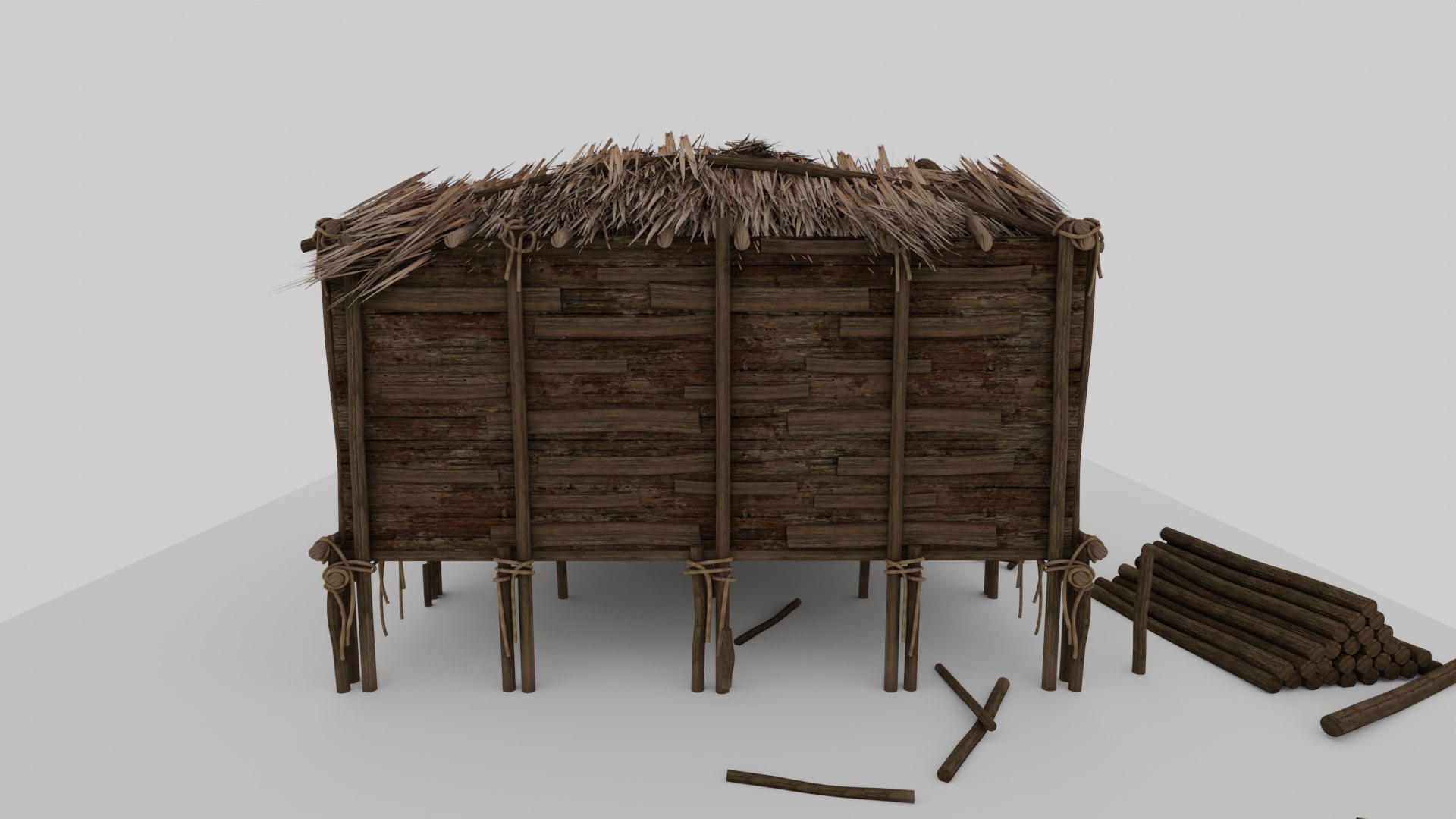 Hut 3D Model - TurboSquid 1711720