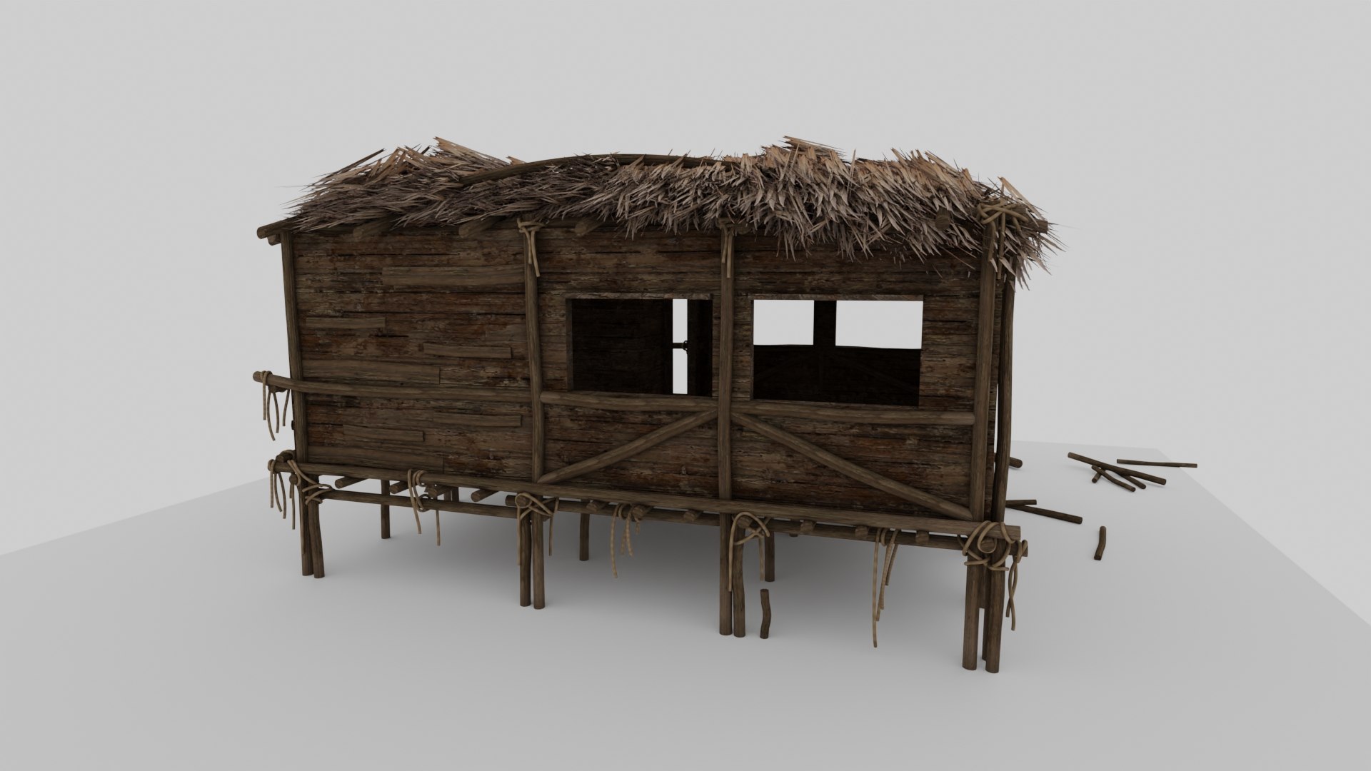 Hut 3D Model - TurboSquid 1711720