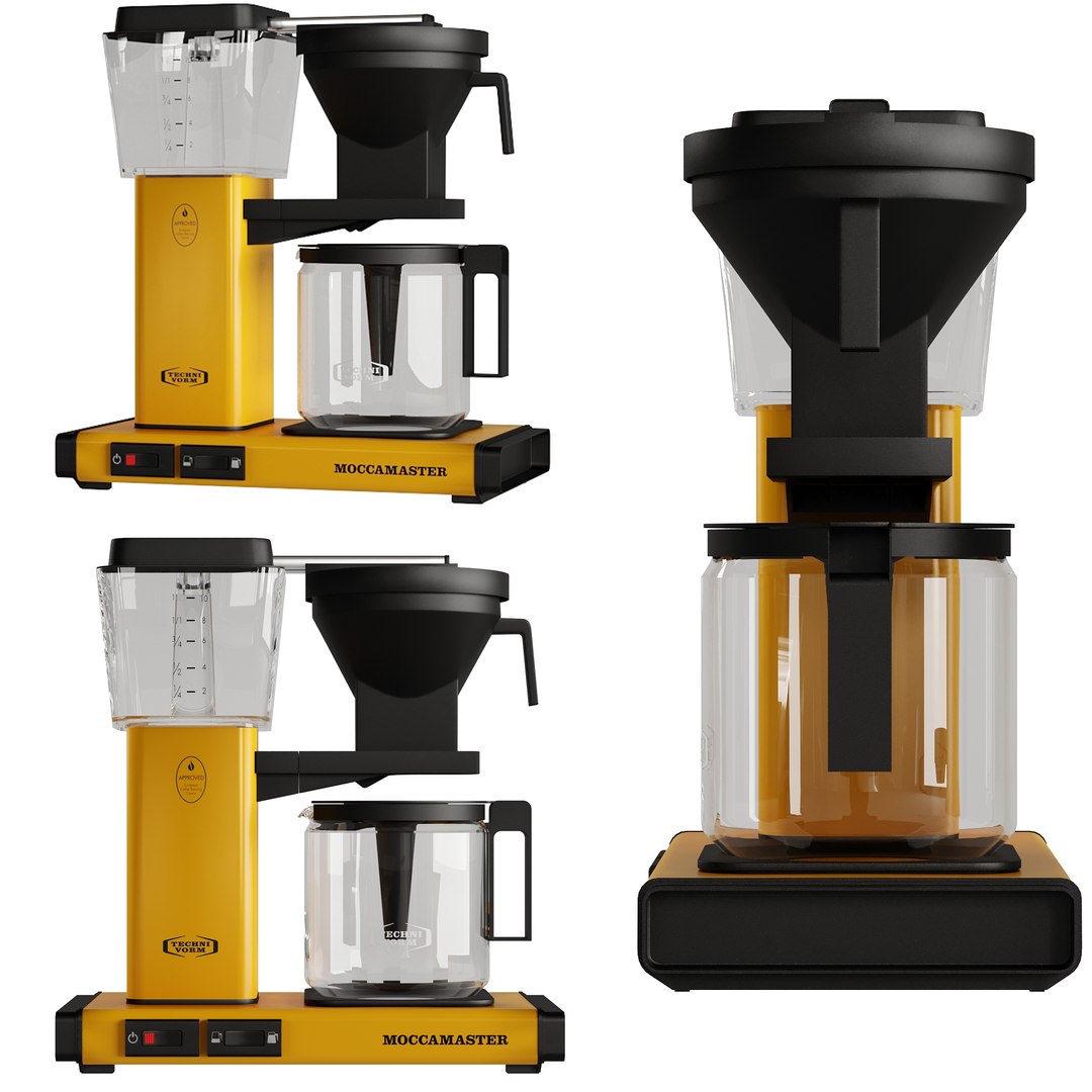 3D Coffee Makers Set 3 - TurboSquid 2112232