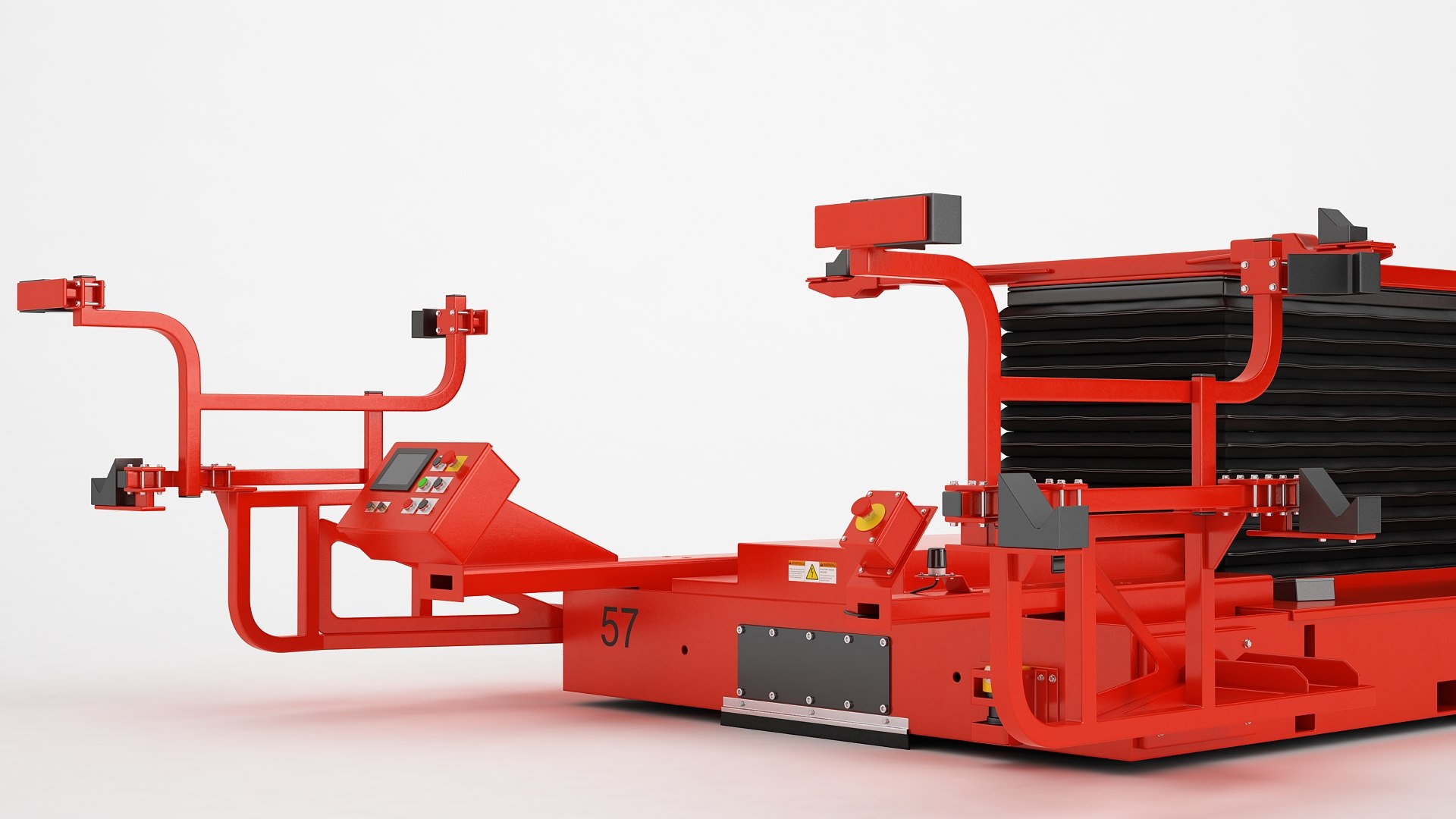 3D Model Factory Car Electric Trolley 01 - TurboSquid 1900059