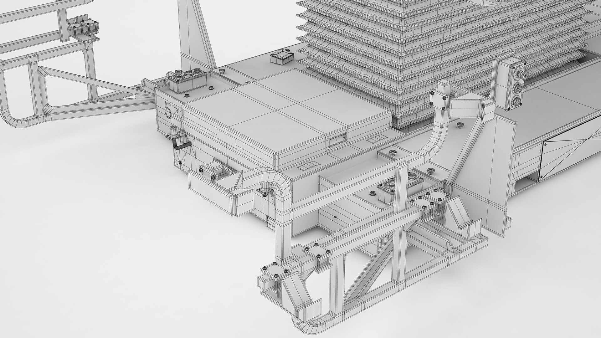 3D Model Factory Car Electric Trolley 01 - TurboSquid 1900059