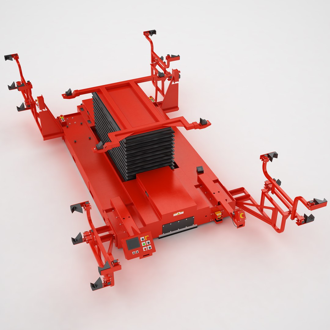 3D Model Factory Car Electric Trolley 01 - TurboSquid 1900059