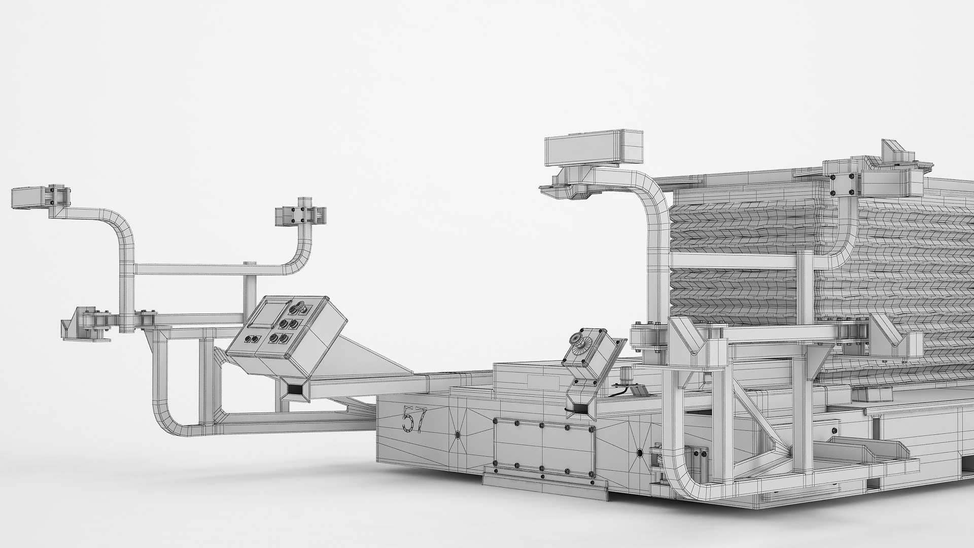 3D Model Factory Car Electric Trolley 01 - TurboSquid 1900059