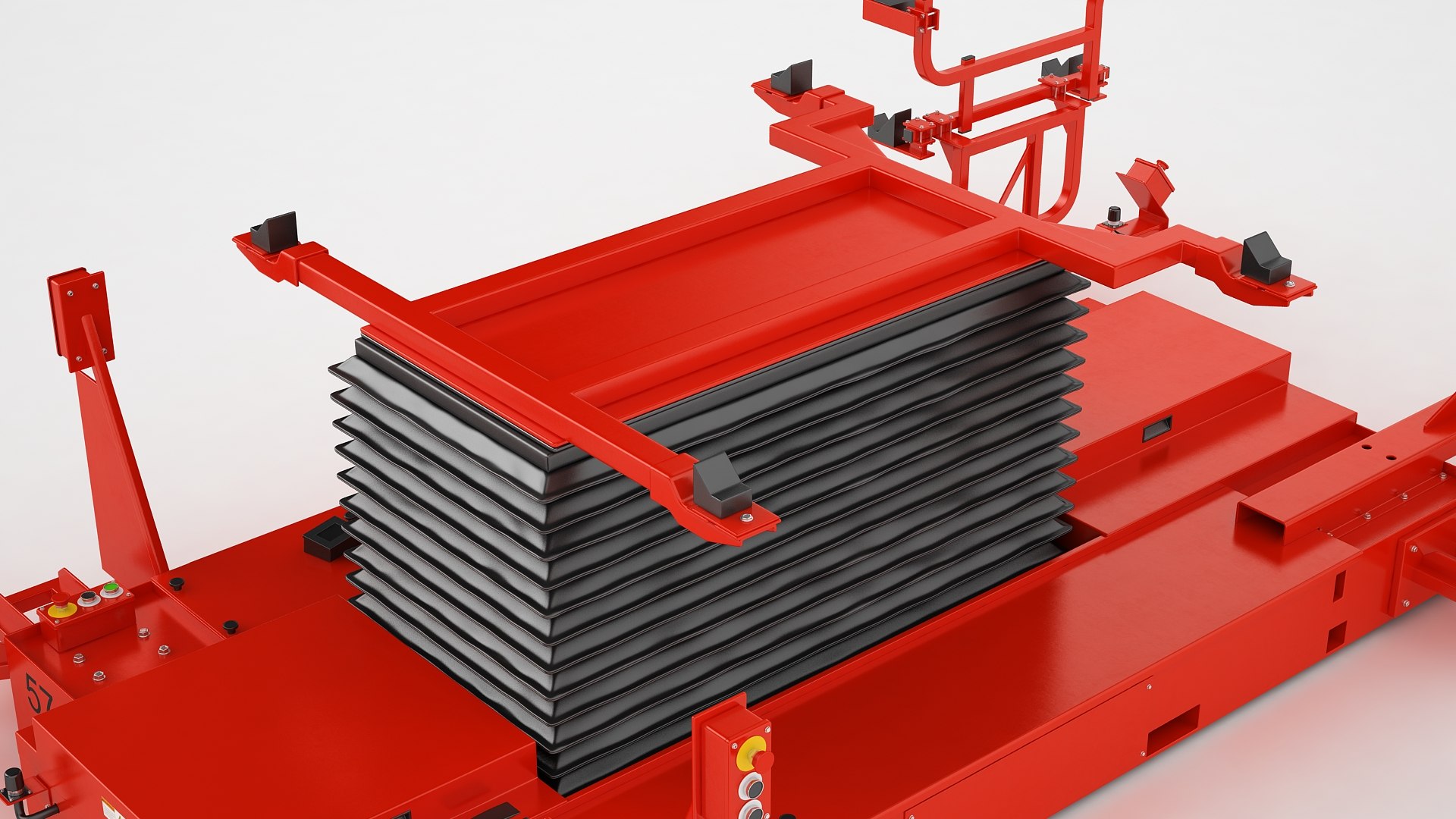 3D Model Factory Car Electric Trolley 01 - TurboSquid 1900059