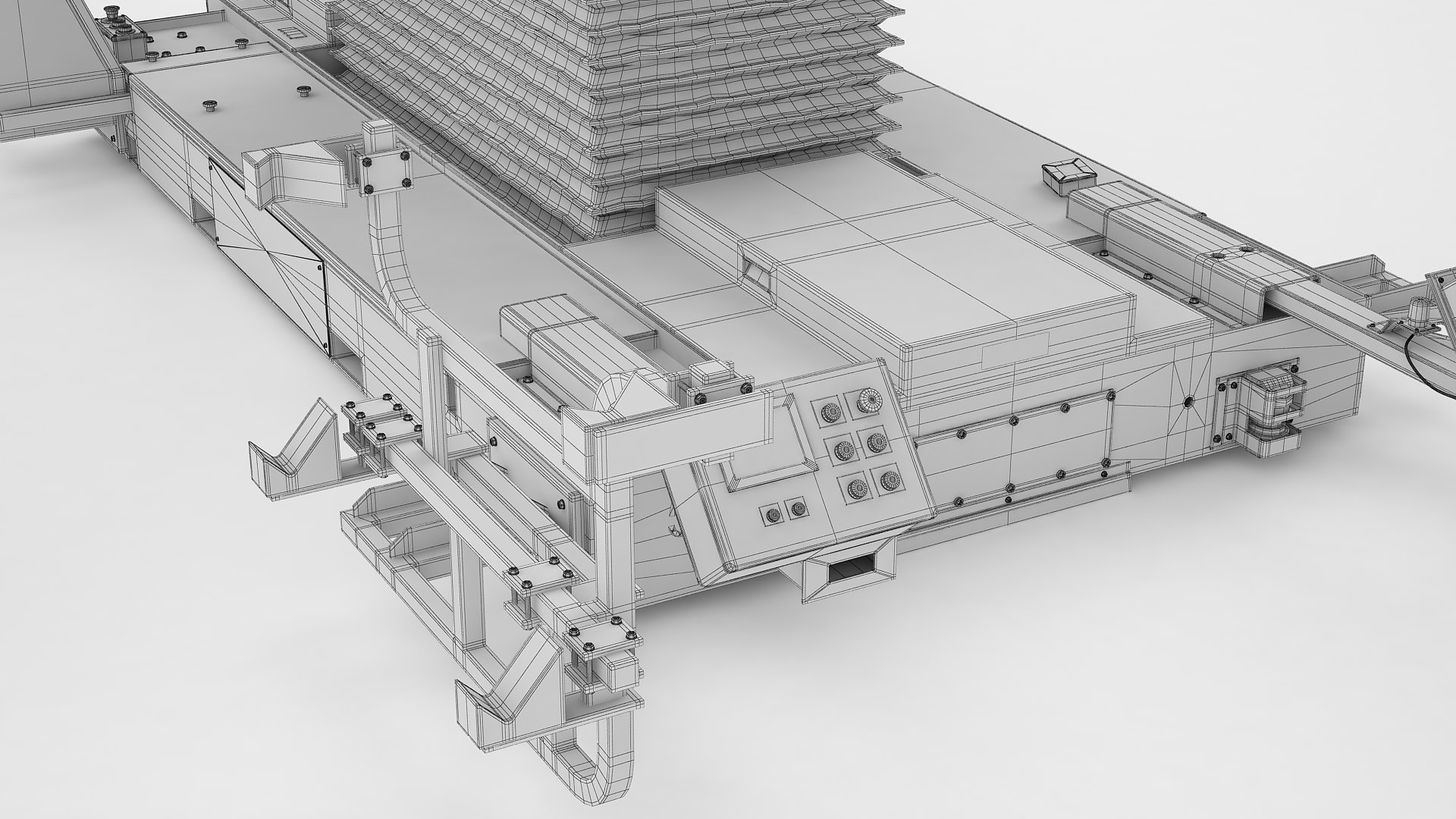 3D Model Factory Car Electric Trolley 01 - TurboSquid 1900059