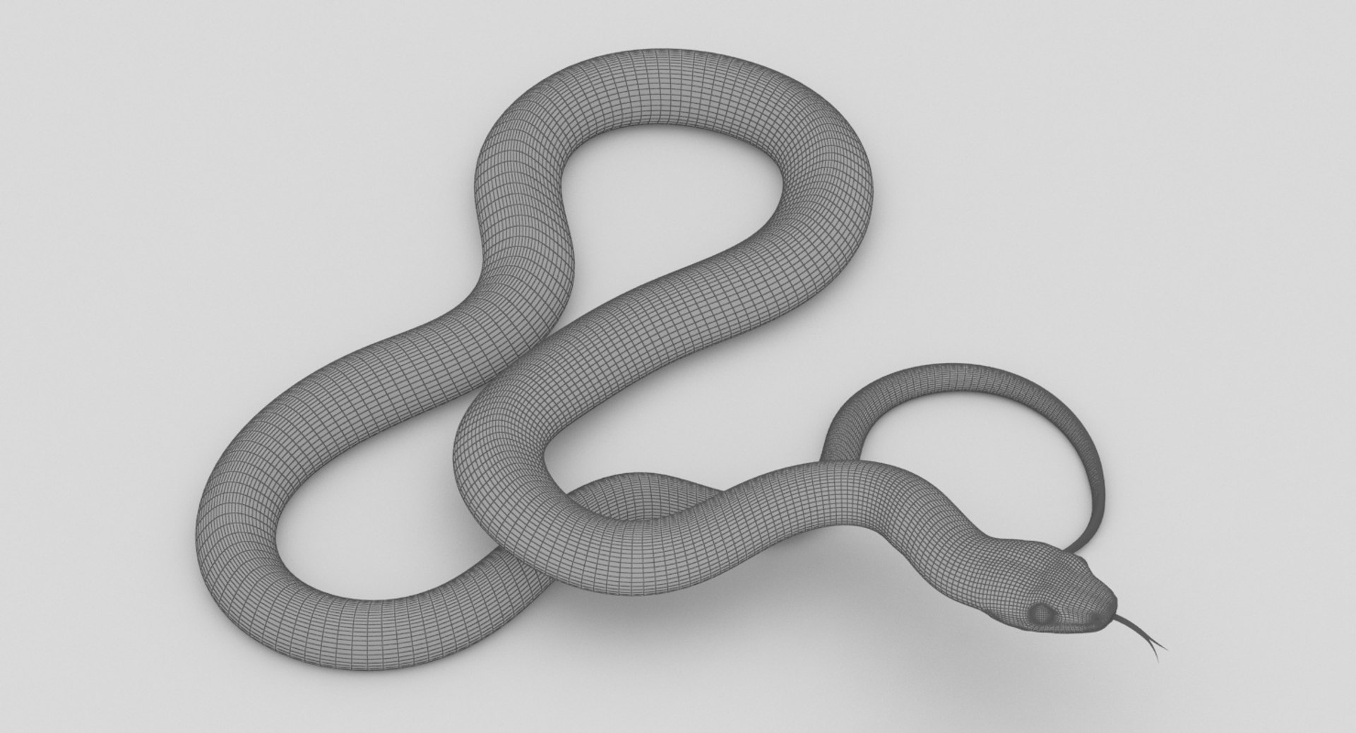 Black snake 3D model - TurboSquid 1235257