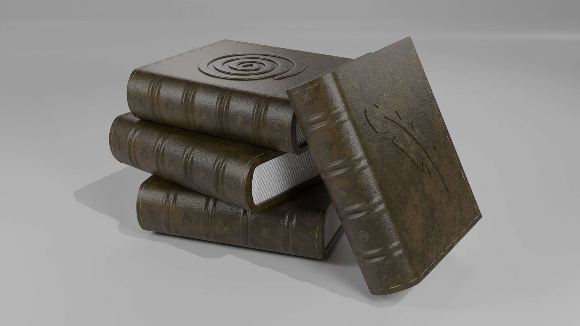 3D Leather Notebook - TurboSquid 1900205