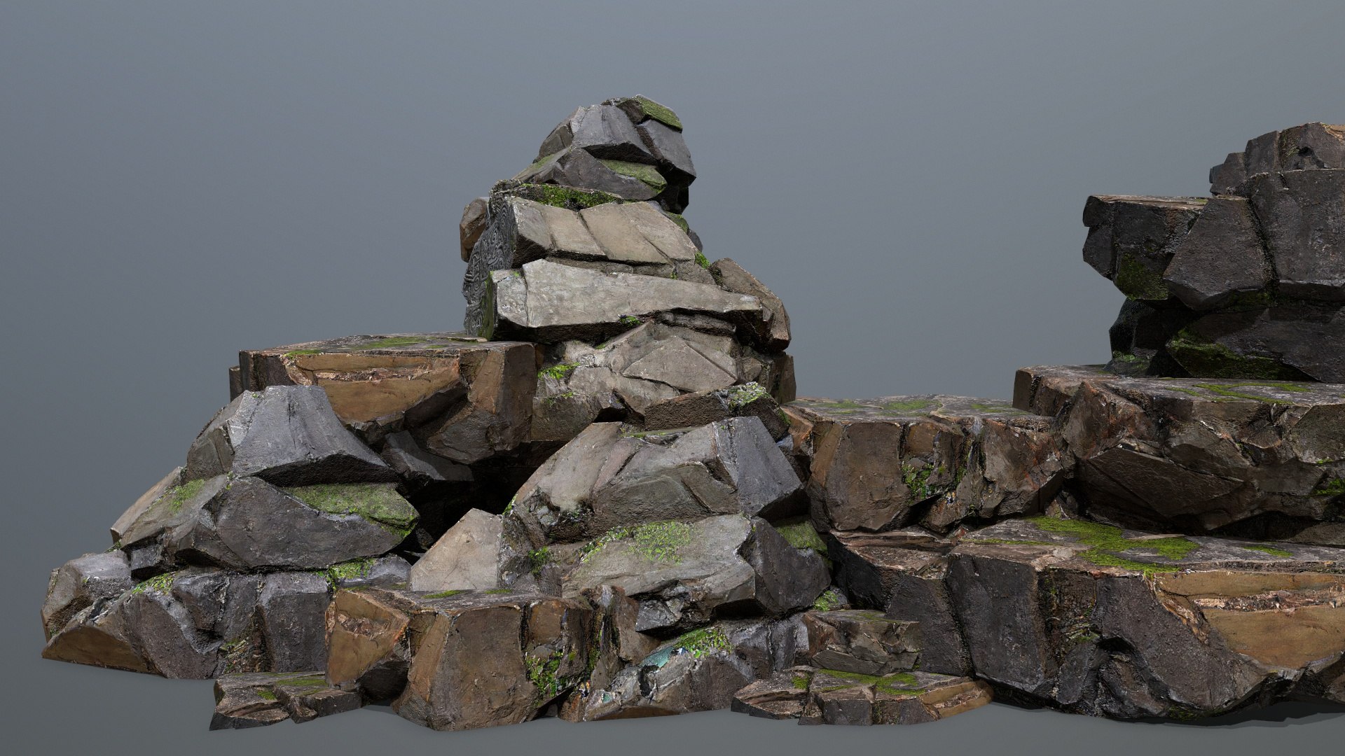 Maya Ruin Rocks 2 3D Model - TurboSquid 2263730
