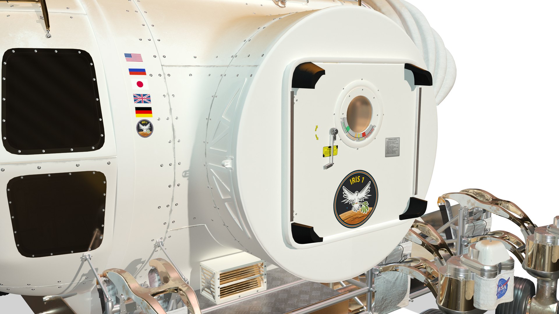 Manned Mars Rover 3D - TurboSquid 1899066