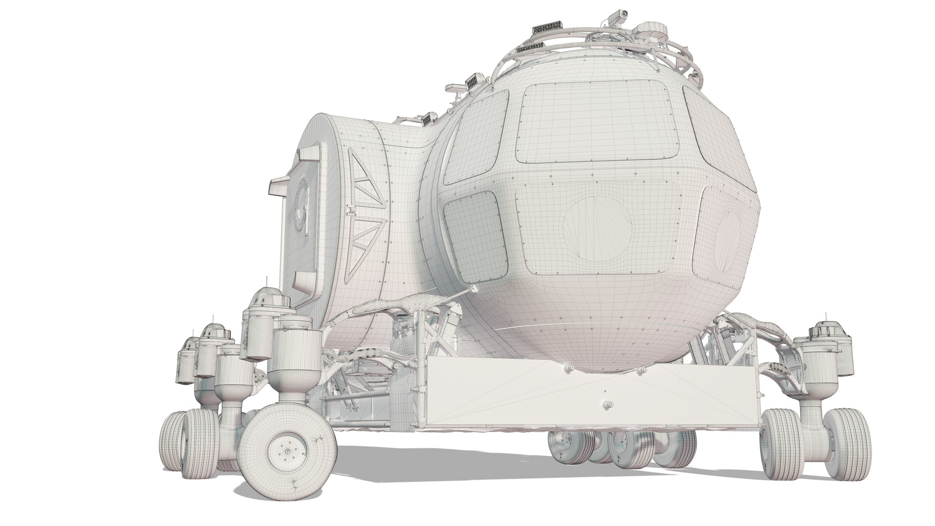 Manned Mars Rover 3D - TurboSquid 1899066