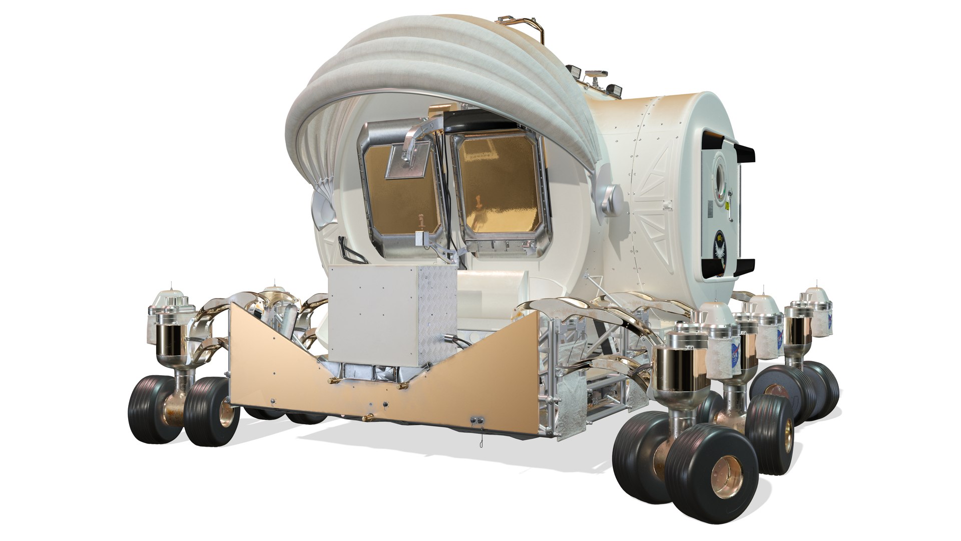 Manned Mars Rover 3D - TurboSquid 1899066