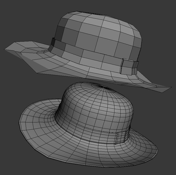 women s hat 3d max