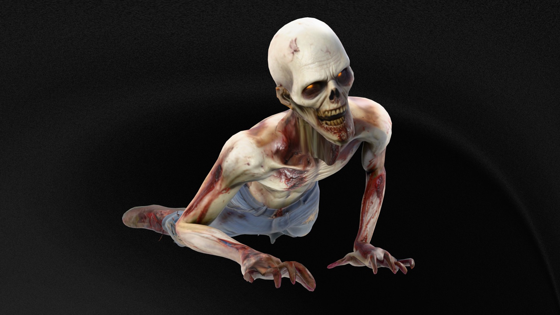 Scary Zombie 3D Model 3D Model - TurboSquid 2415605