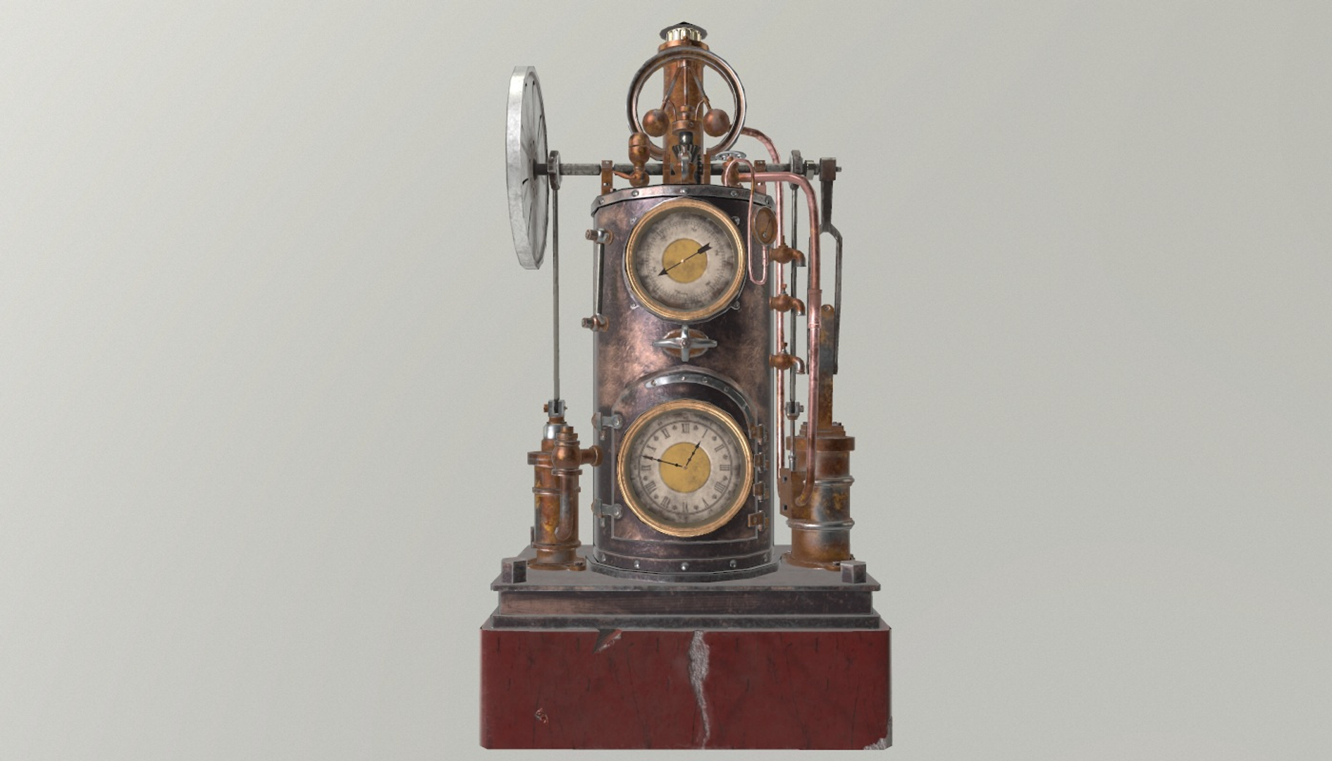 Old Clock 3D Model - TurboSquid 1276212