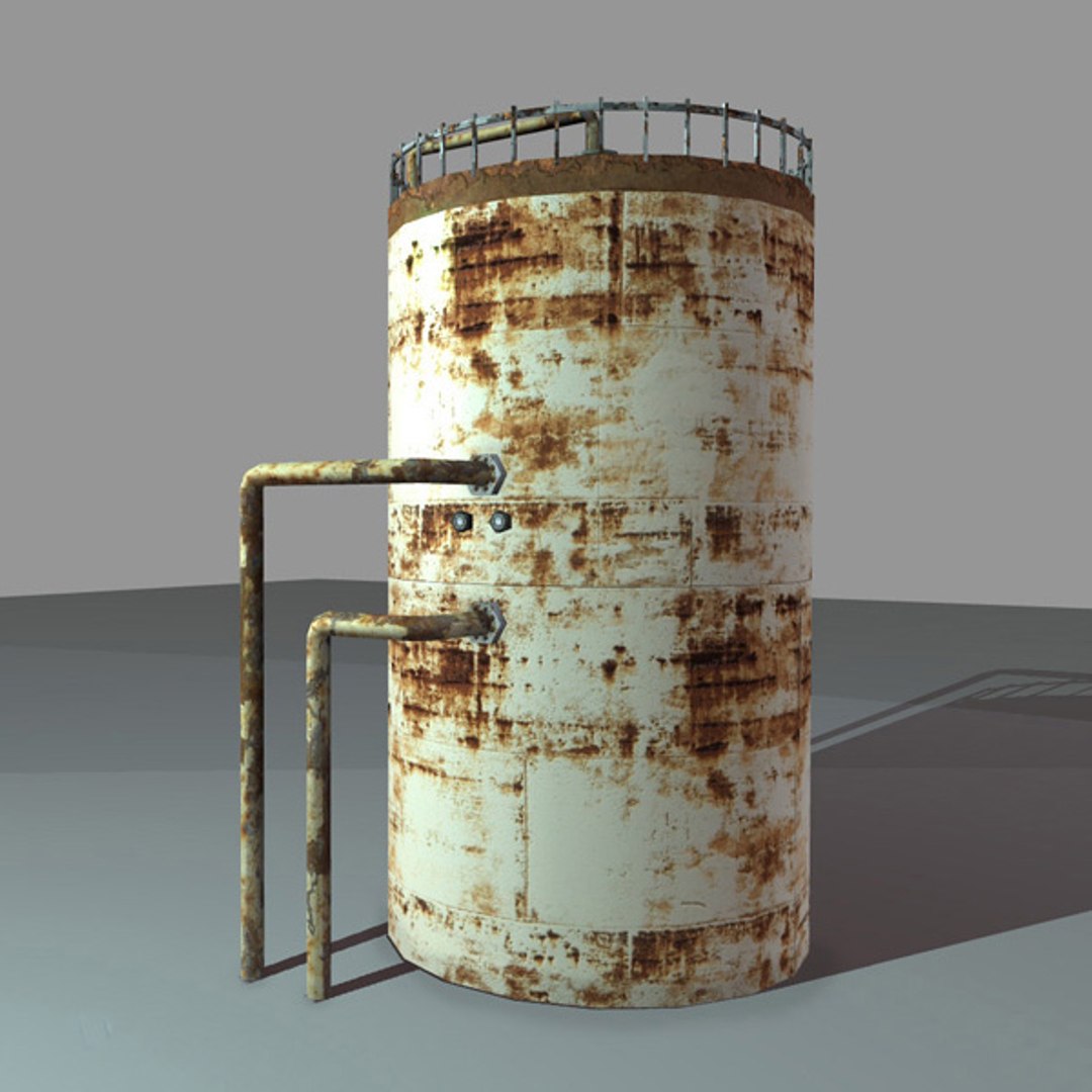 3dsmax vertical tank