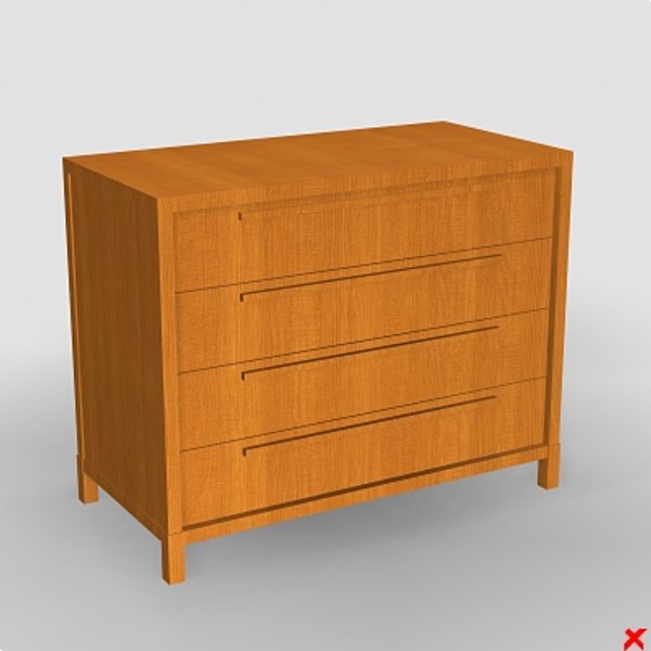 chest drawers 3d model
