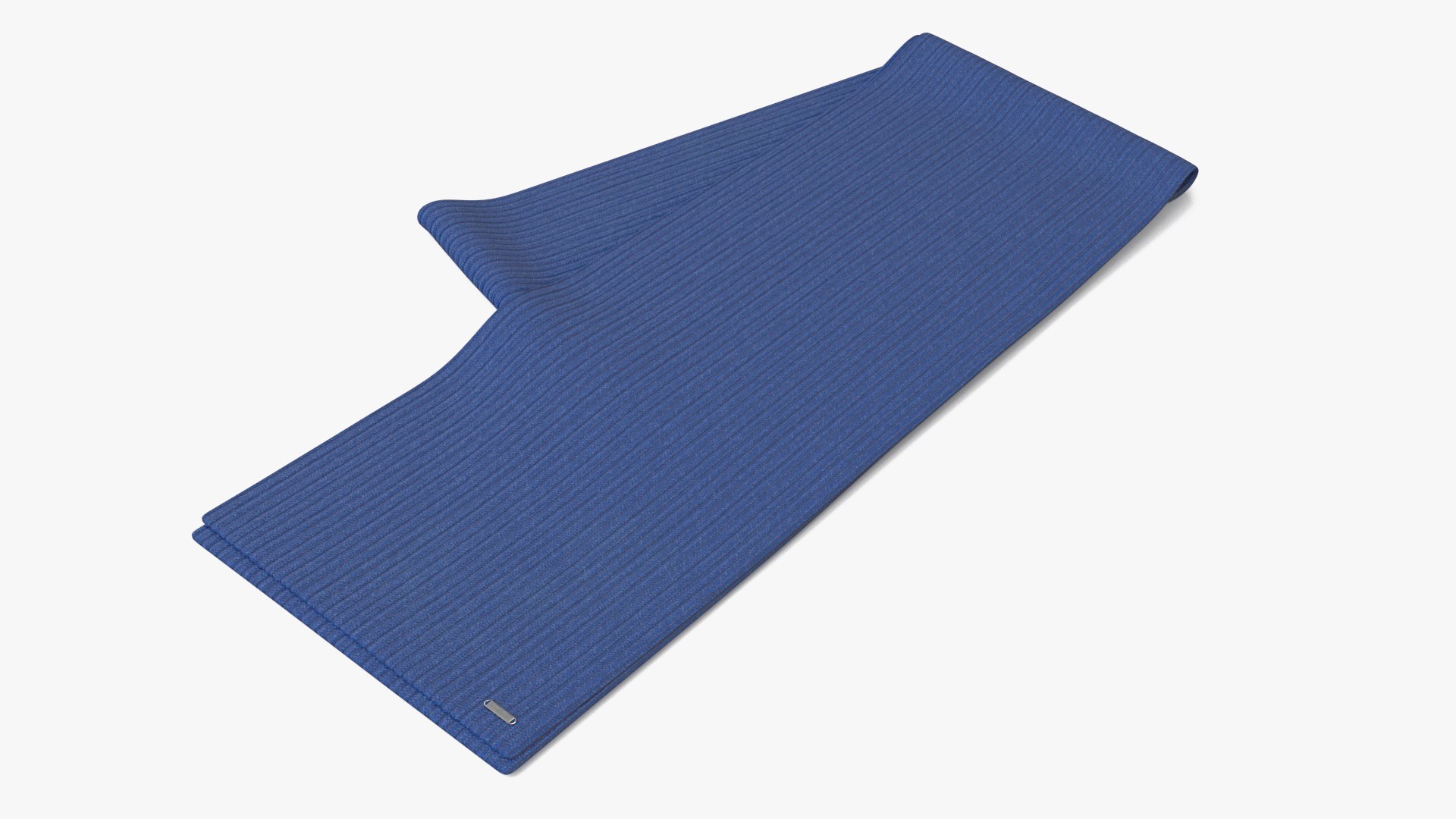 Folded Blue Scarf 3D Model - TurboSquid 2243961