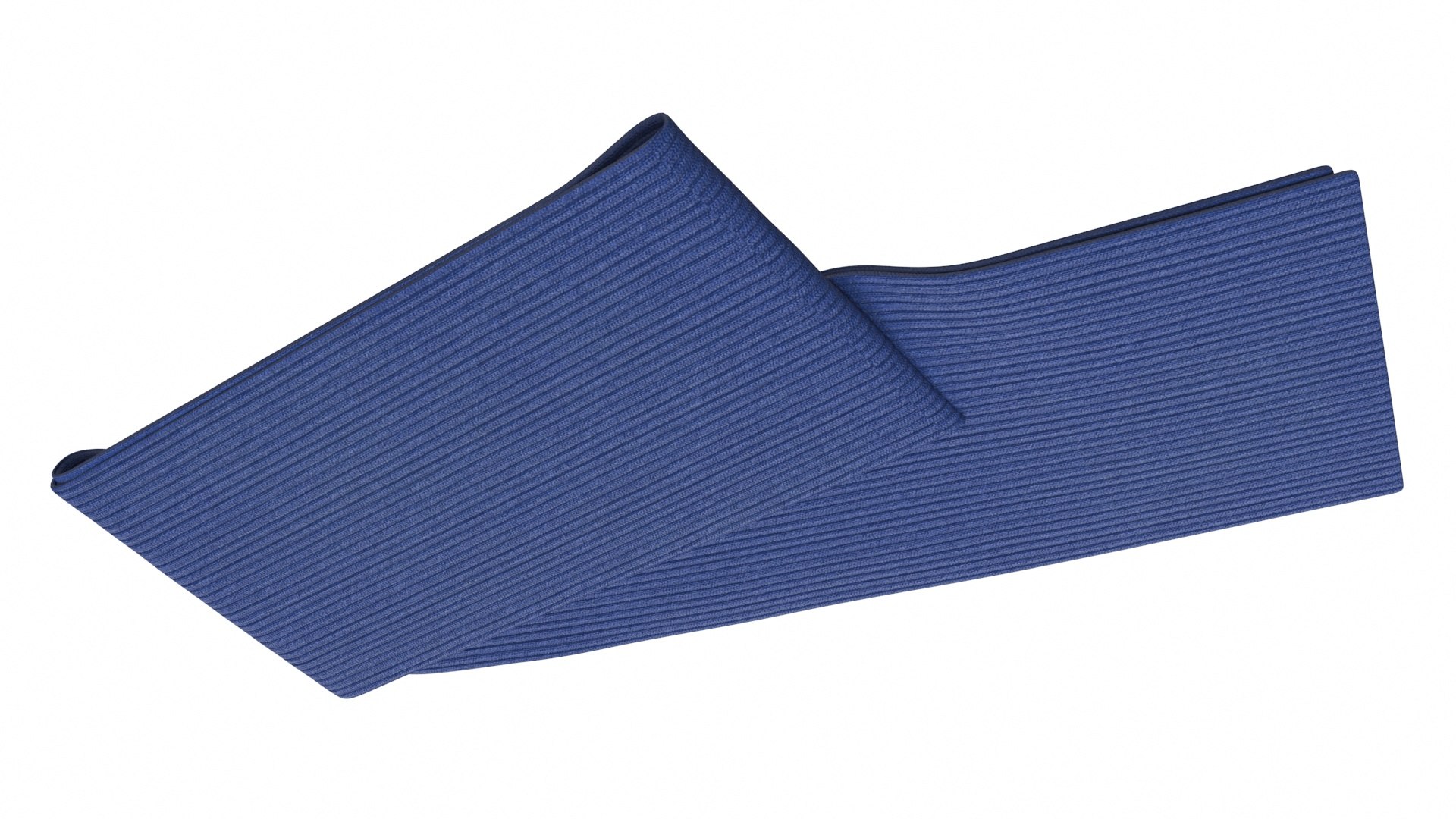 Folded Blue Scarf 3D Model - TurboSquid 2243961