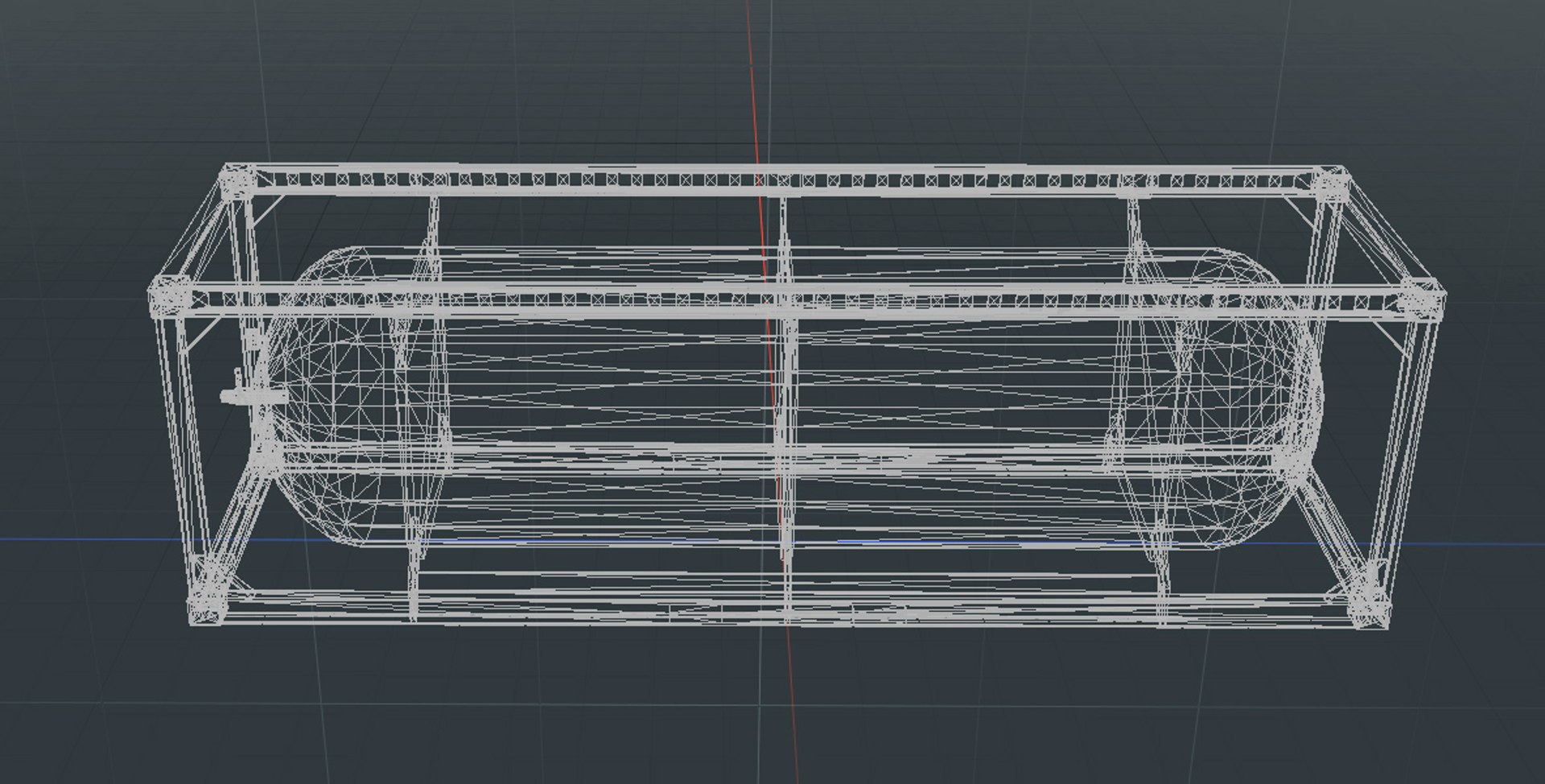Compressed Gas Tank Cargo 3D Model - TurboSquid 1417438