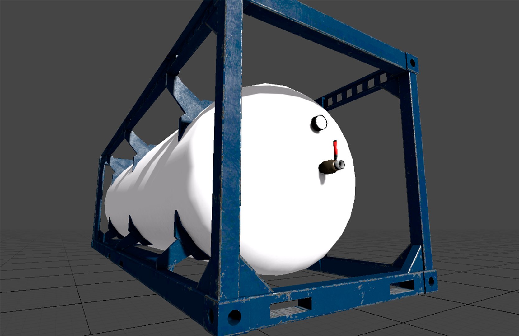 Compressed Gas Tank Cargo 3D Model - TurboSquid 1417438