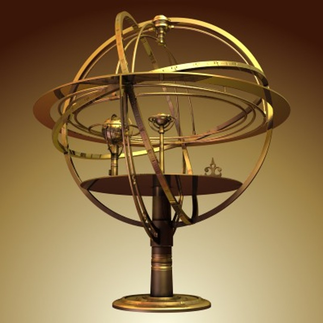 3D Armillary Sphere Model - TurboSquid 234844
