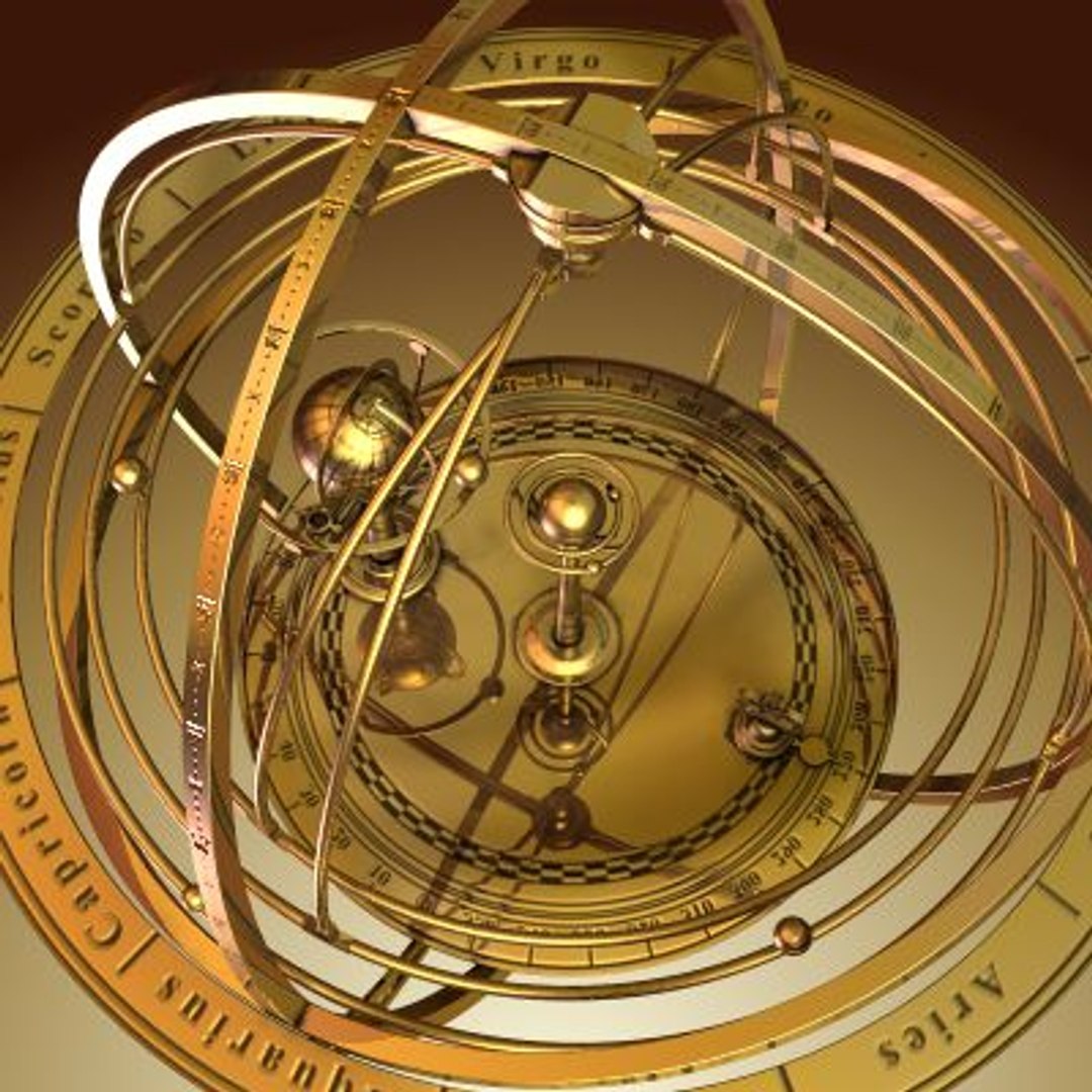 3D Armillary Sphere Model - TurboSquid 234844