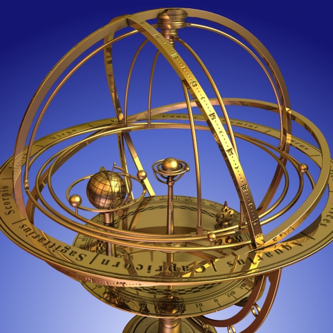 3D Armillary Sphere Model - TurboSquid 234844
