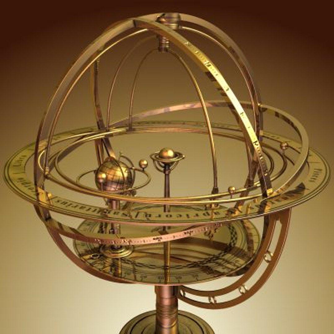 3D Armillary Sphere Model - TurboSquid 234844