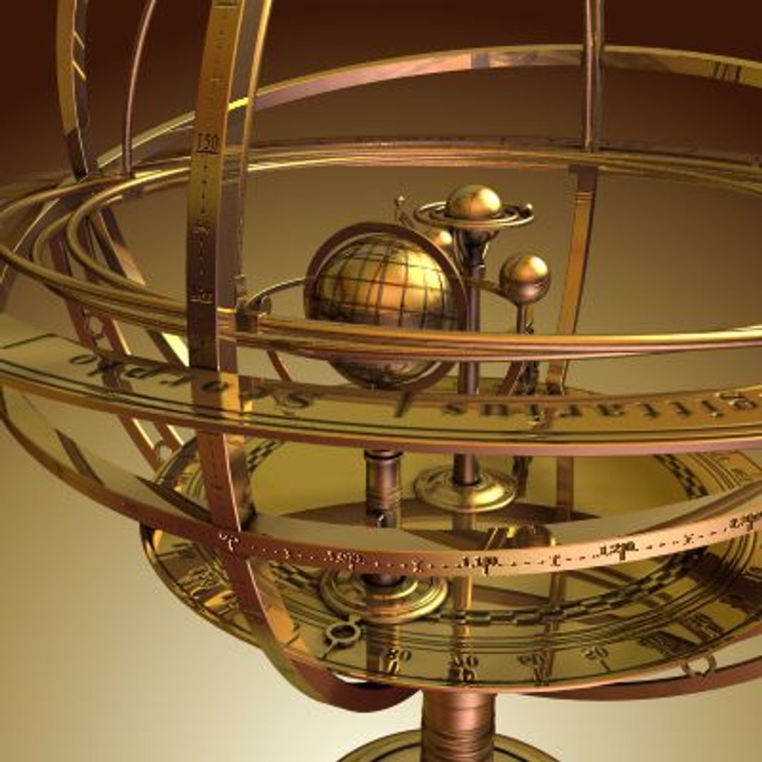 3D Armillary Sphere Model - TurboSquid 234844