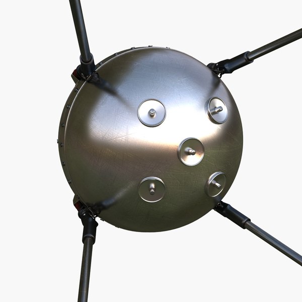 3d sputnik 1 model
