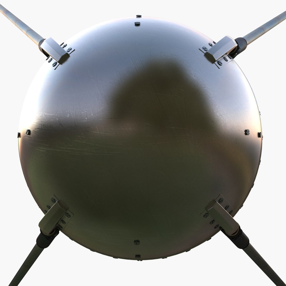 3d Sputnik 1 Model