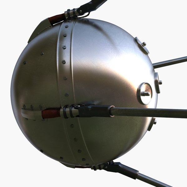 3d sputnik 1 model