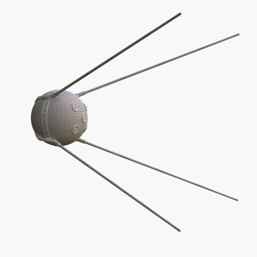 3d Sputnik 1 Model
