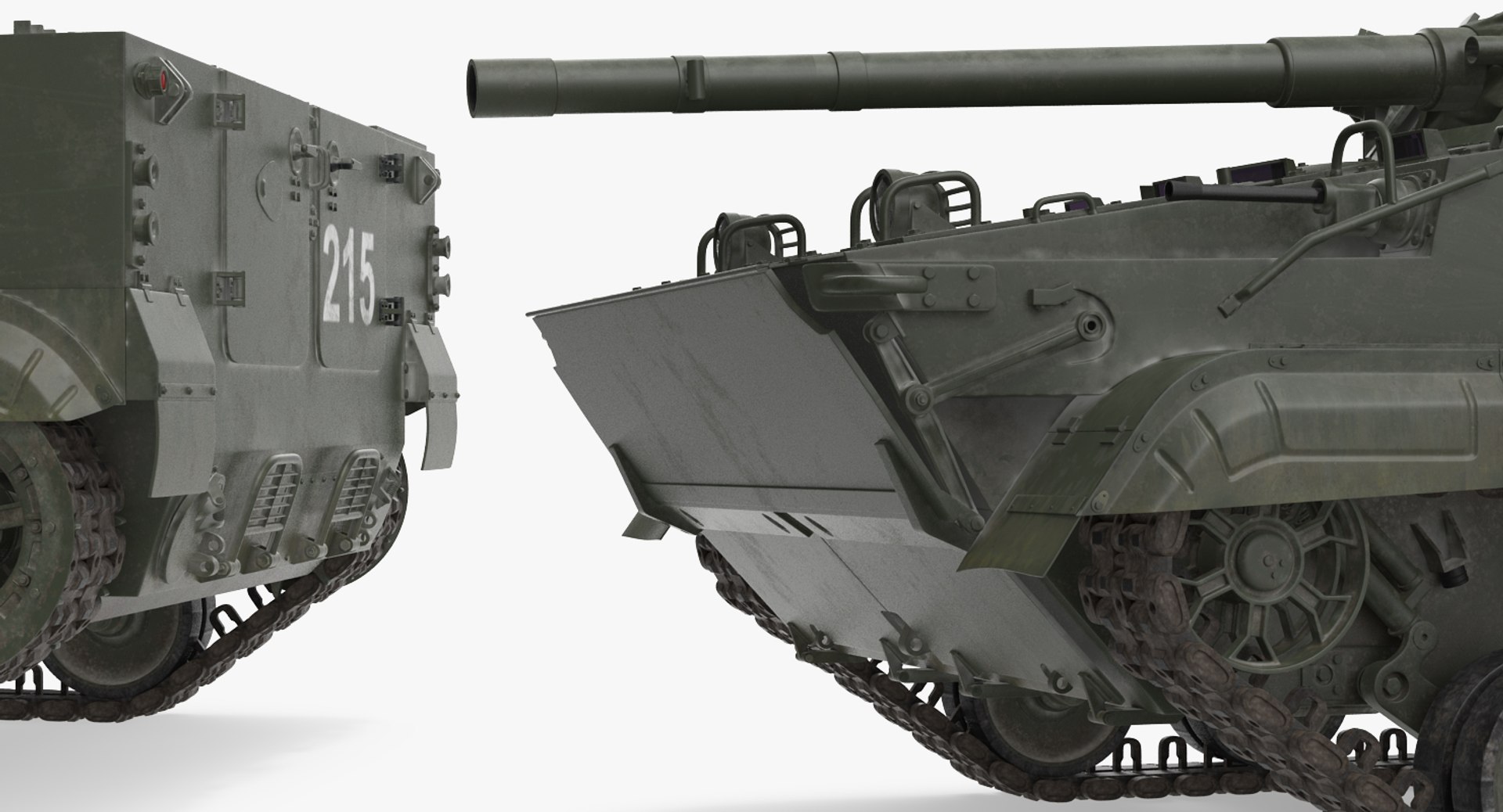 3D rigged russian tanks model - TurboSquid 1206764