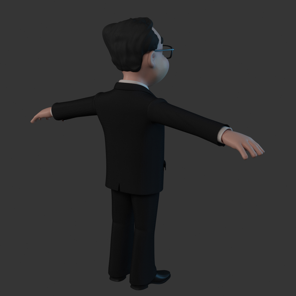 3ds max man cartoon