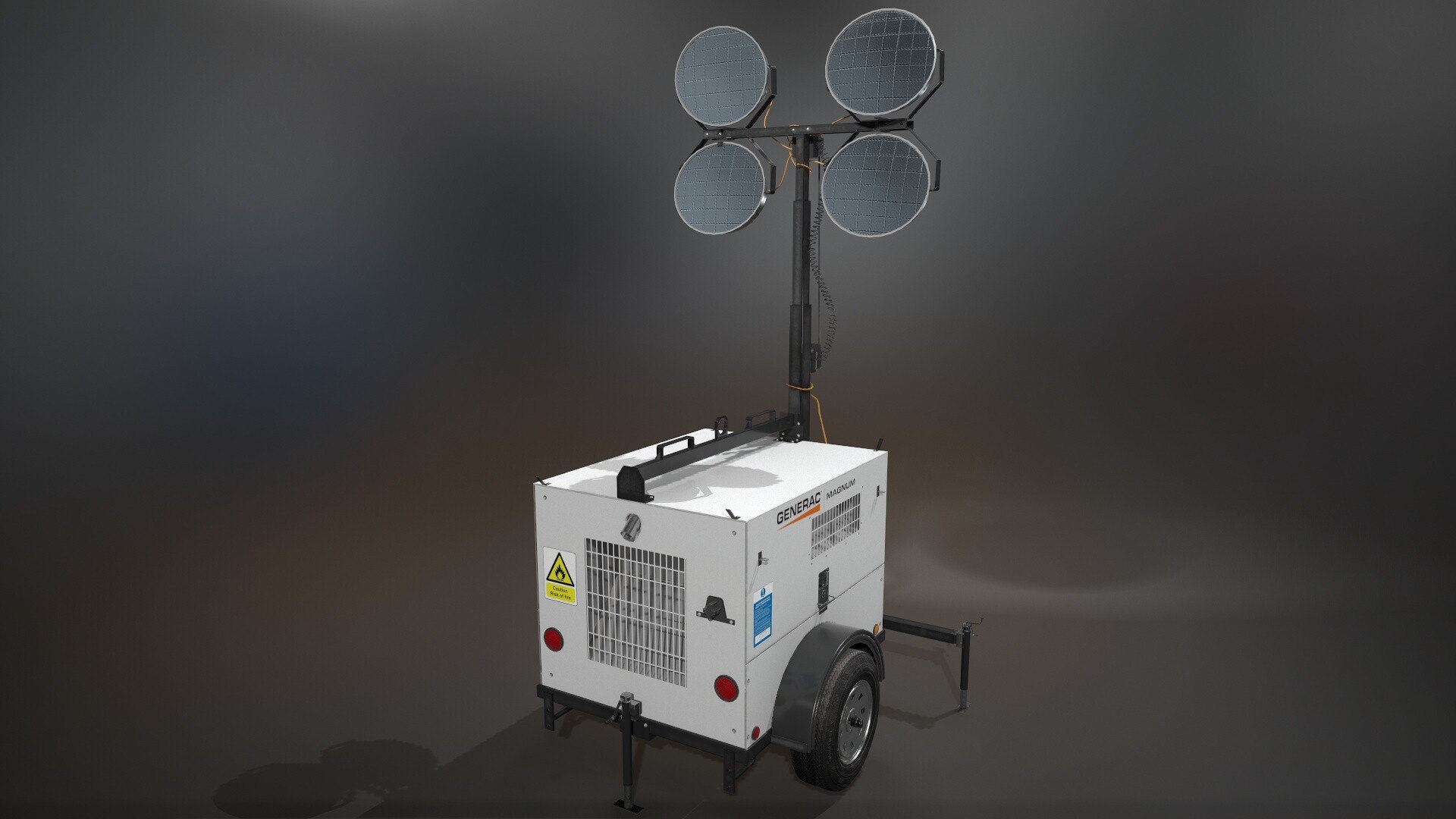 3D Light Tower Model - TurboSquid 1439484