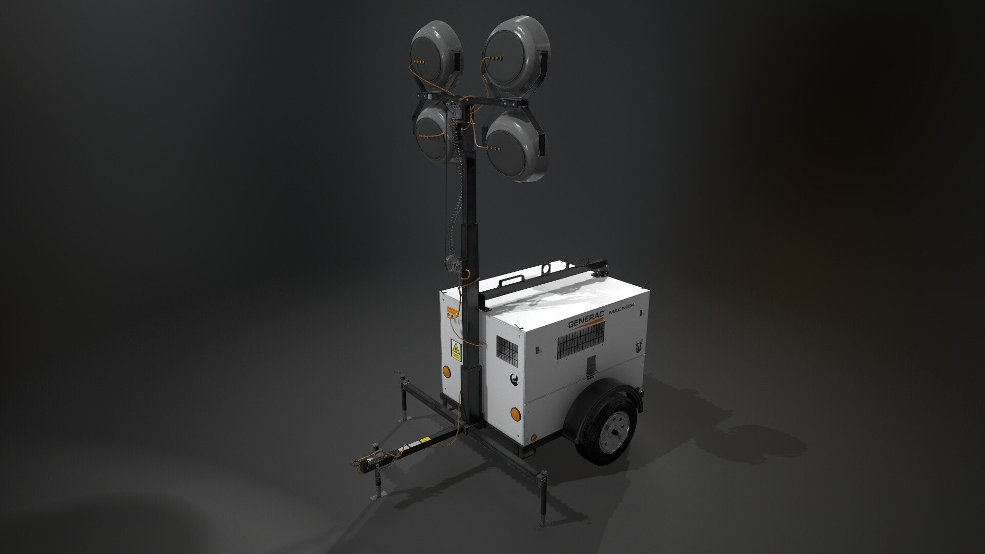 3D Light Tower Model - TurboSquid 1439484