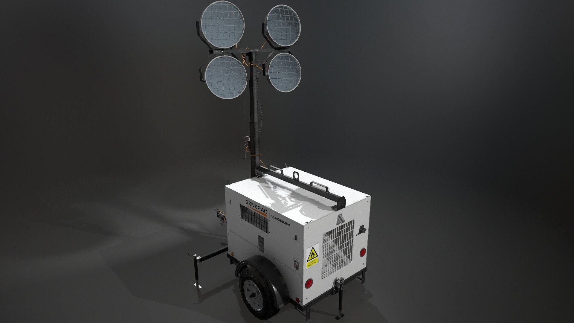 3D Light Tower Model - TurboSquid 1439484