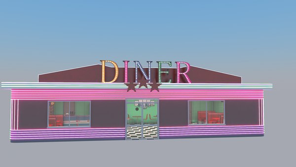 Diner 3D model - TurboSquid 1775355