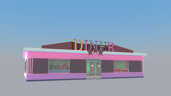 Diner 3D model - TurboSquid 1775355