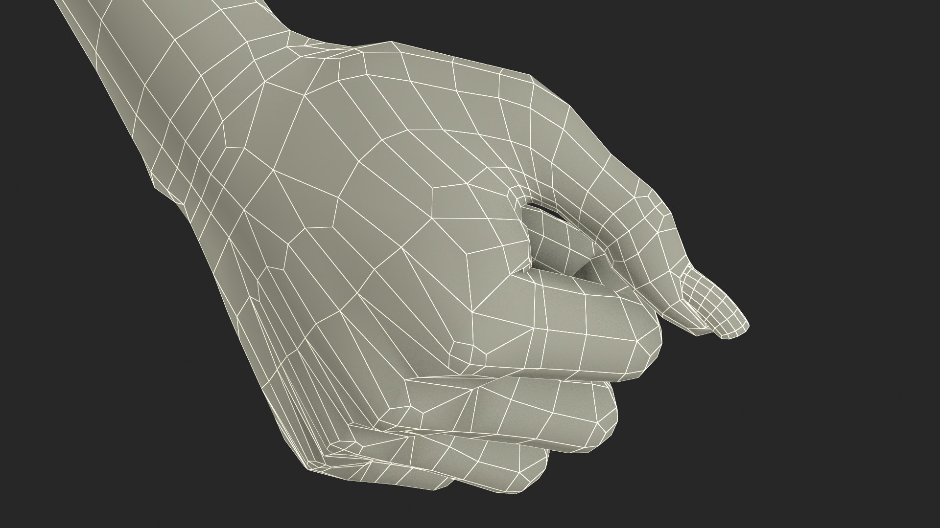 Caucasian Woman Hand Fist 3D Model - TurboSquid 2194193